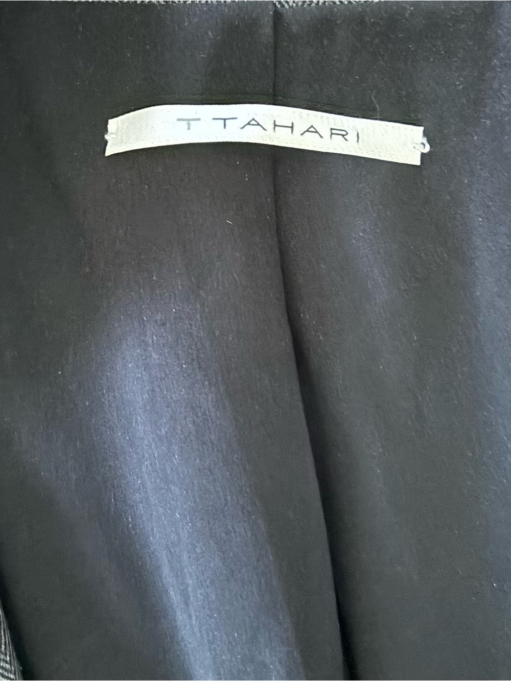 T Tahari | Jackets & Coats | T Tahari Gray Blazer With Black Panels ...